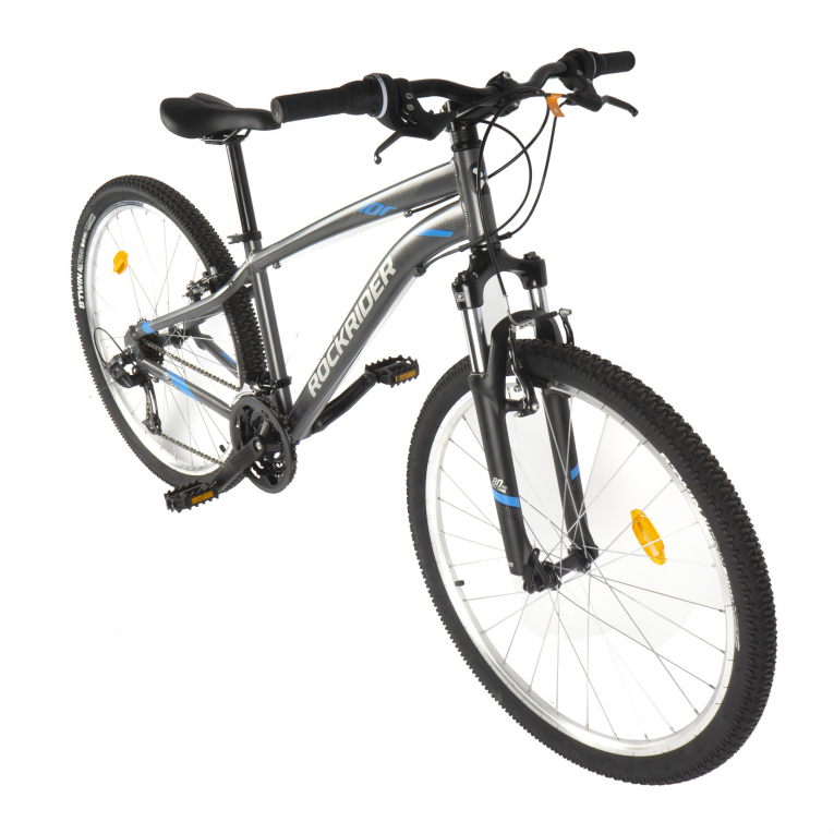 Велосипед горный 27.5" серый Rockrider ST100 купить в интернет-магазине ...