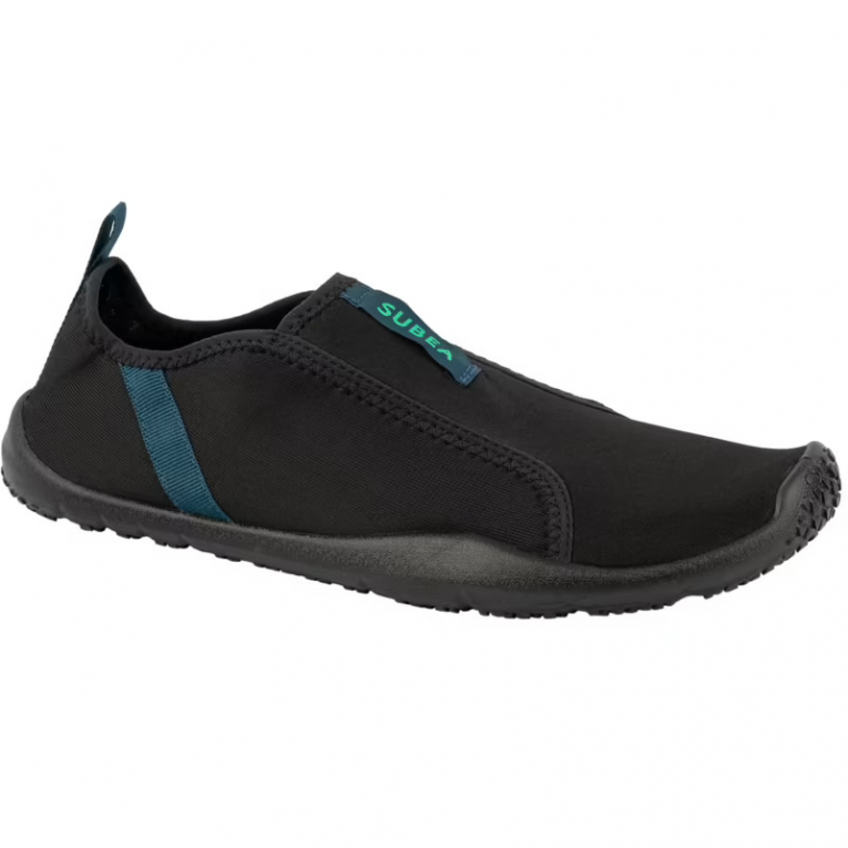 Коралловые тапочки для взрослых гибкие черные Subea Aquashoes 120 ...