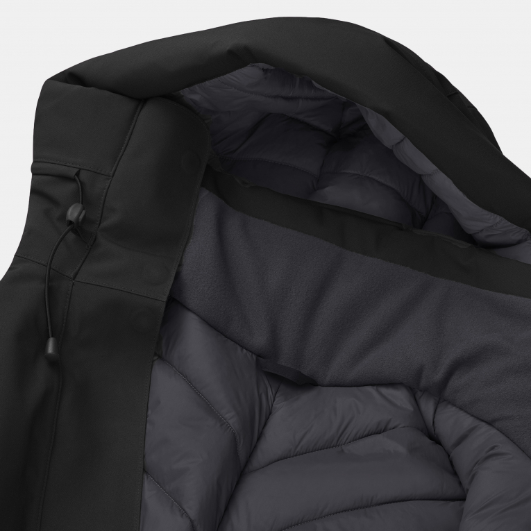 Куртка зимняя женская черная Quechua 100 купить в интернет-магазине Деспорт